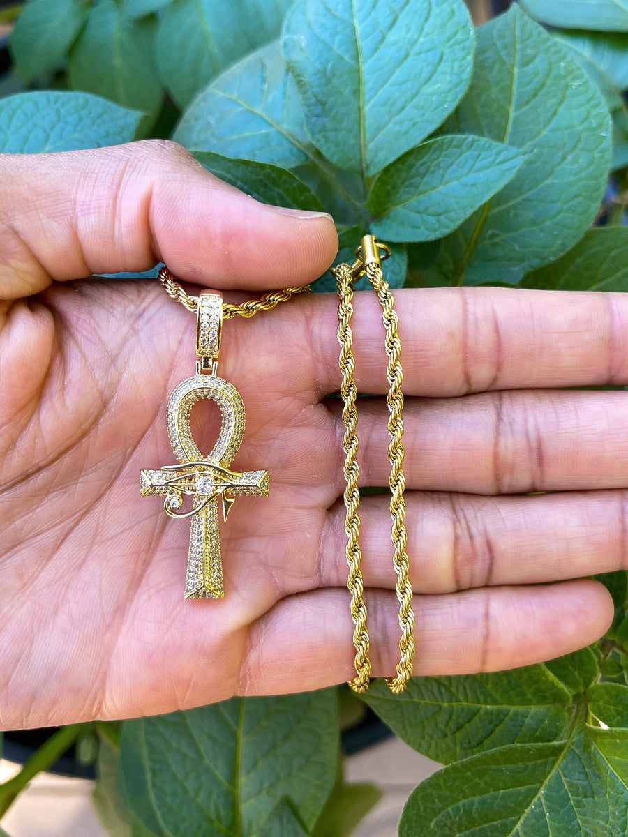 Ankh Eye of Ra Necklace – Symbolic Magic