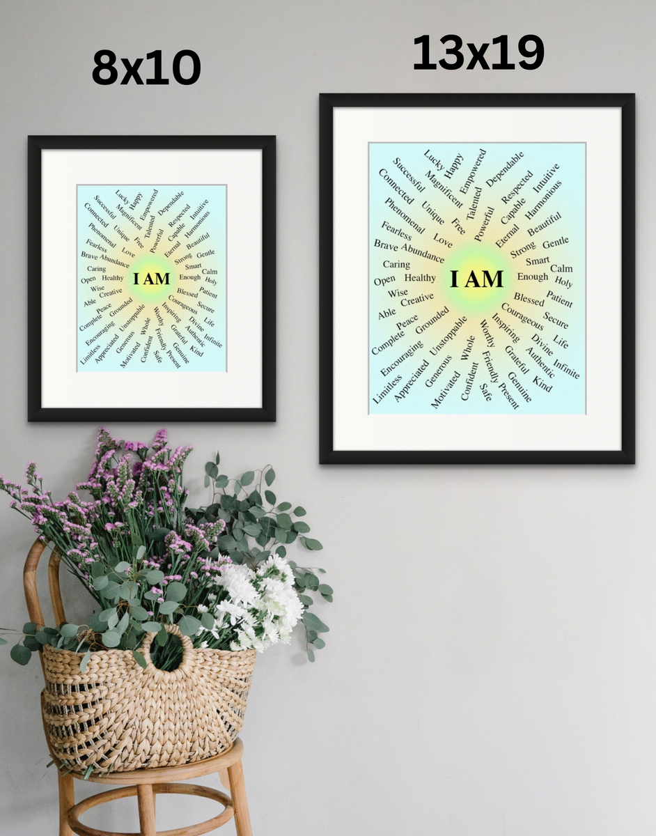 I AM Fine Art Print – Symbolic Magic